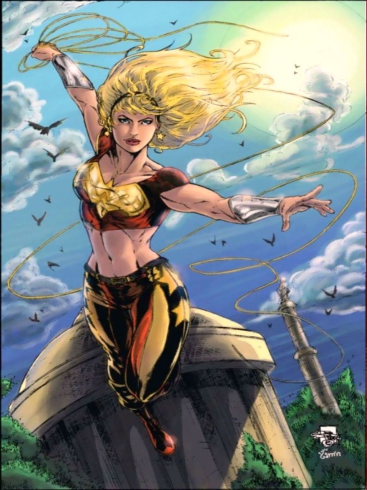 Image Wonder Girl 11 Cassandra Sandsmark By Rainerart Dc Fan