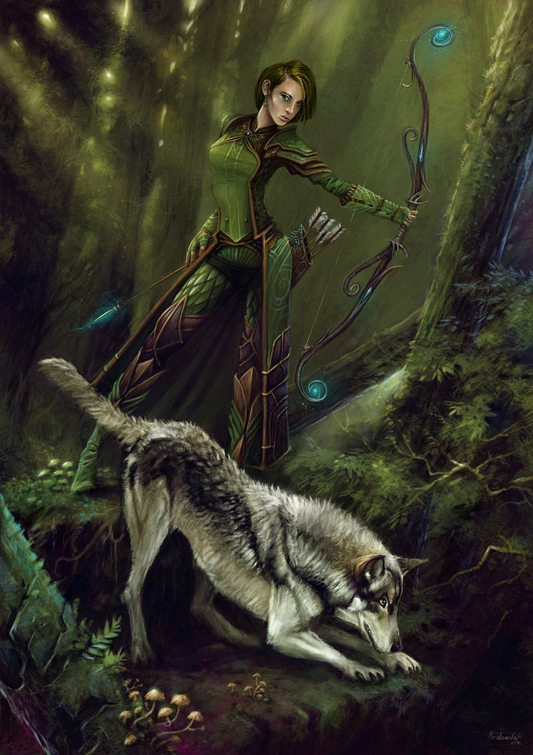 Image - Elf Ranger Wolf.jpeg | D&D Bruh Wiki | FANDOM powered by Wikia