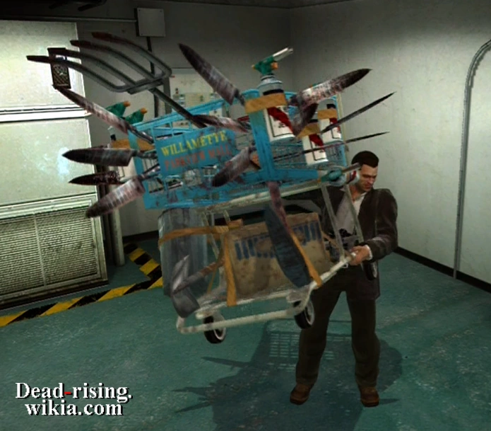 Image - Dead rising weapons cart frank holding.png | Dead Rising Wiki ...