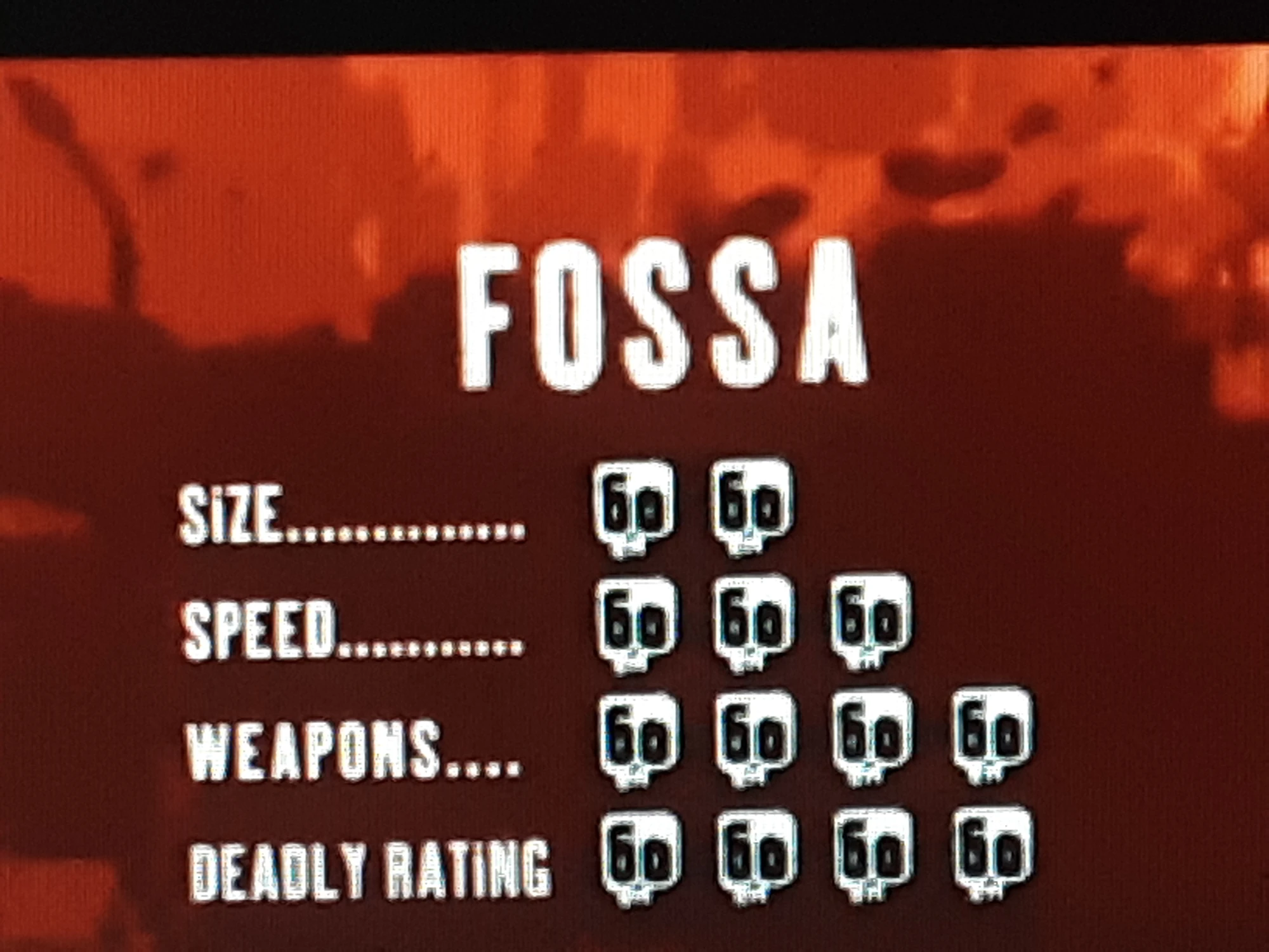 Fossa | Deadly 60 Wiki | Fandom