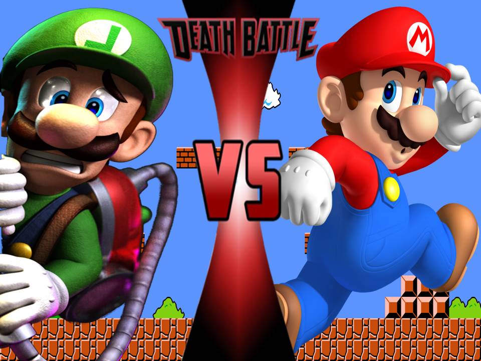 Image - Luigi vs. Mario.jpg | Death Battle Fanon Wiki | FANDOM powered ...