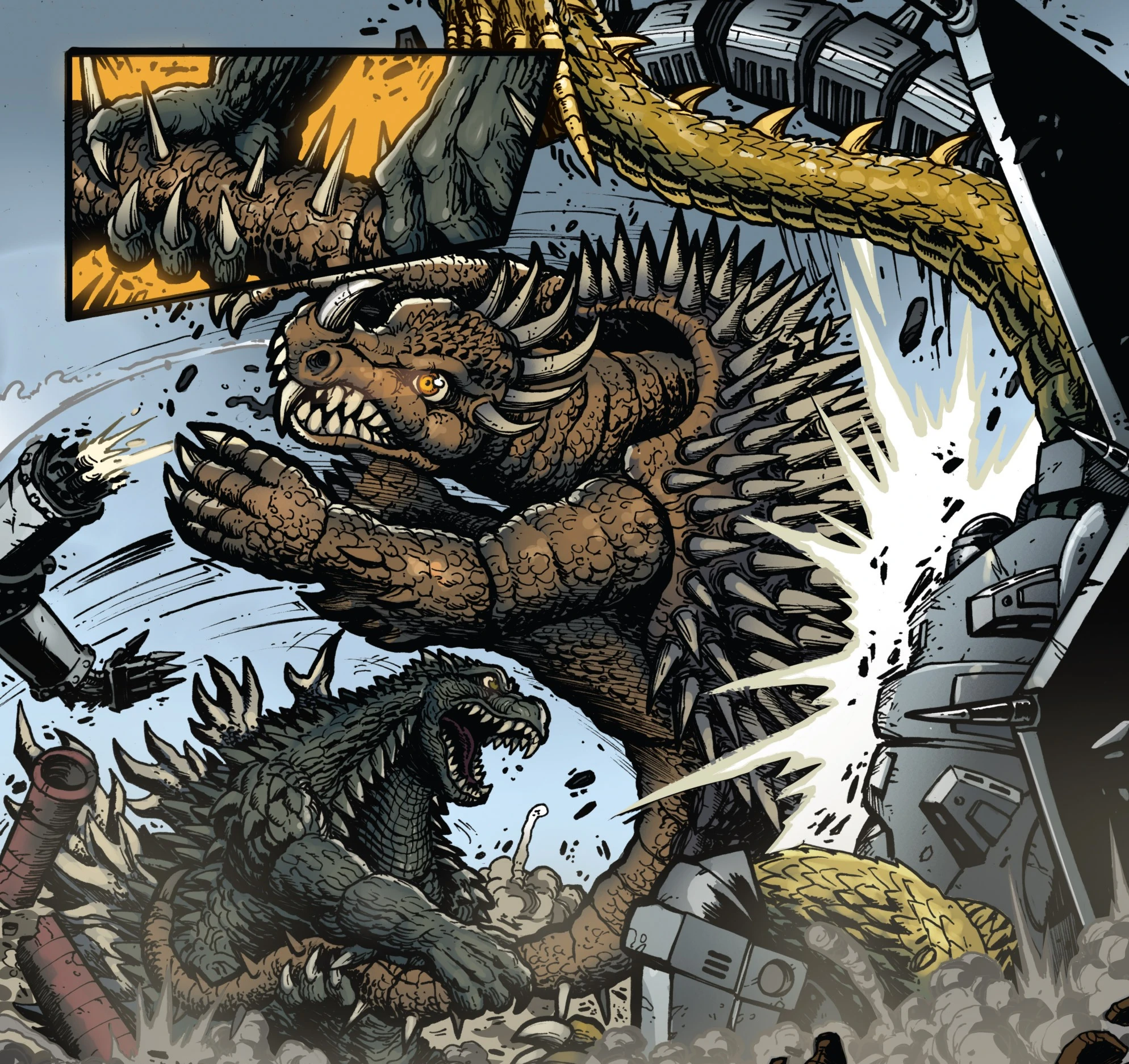 Image - Godzilla and Anguirus vs MKG.jpg | Death Battle Fanon Wiki ...