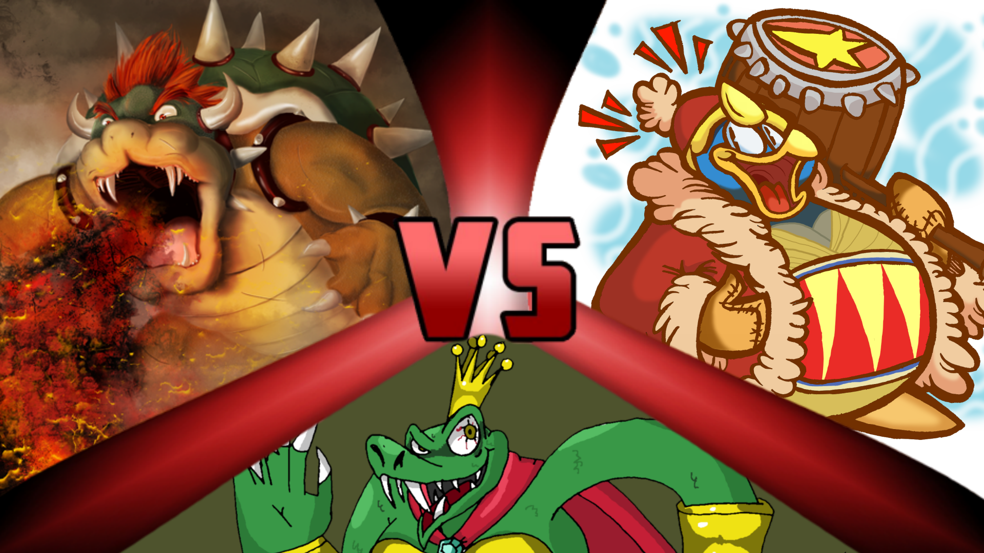 Image Bowser Vs Dedede Vs K Roolpng Death Battle Fanon Wiki