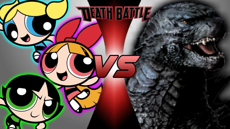Image - Powerpuff Girls vs Godzilla.jpg | Death Battle Fanon Wiki | FANDOM powered by Wikia