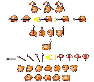 Image - Waddle Dee sprites.png | Death Battle Fanon Wiki | FANDOM ...