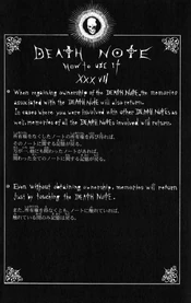Rules of the Death Note/Manga Chapter Rules | Death Note Wiki | Fandom