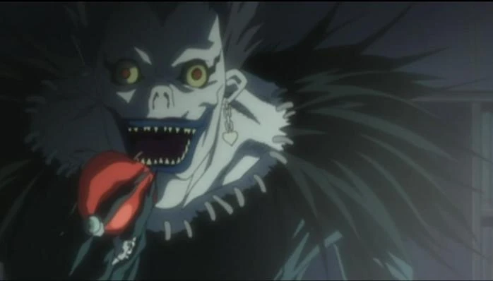 Imagen - Ryuk comiendo una manzana.jpg | Death Note's Wiki | FANDOM ...