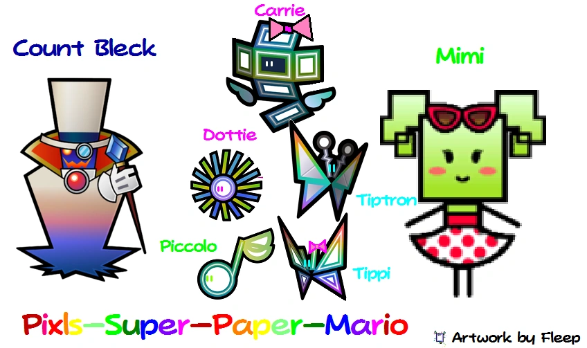 Count Bleck and his family | Demmy Koopa Circuit Wiki | Fandom