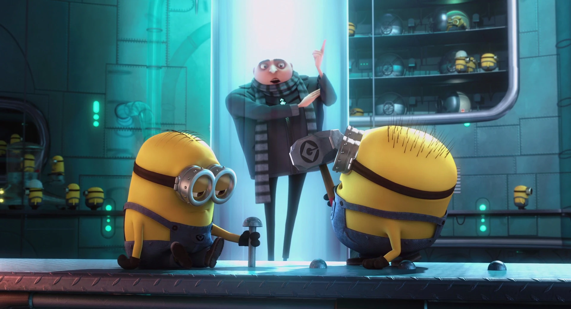 Image - Gru assembling the minions.jpg | Despicable Me Wiki | FANDOM ...