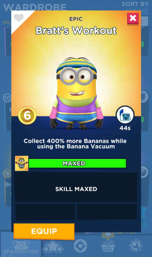 Bratts Workout Minion Costume Despicable Me Wiki Fandom