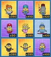 Costume Cards (Minion Rush) | Despicable Me Wiki | Fandom