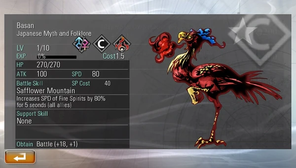 Basan | Destiny of Spirits Wiki | Fandom