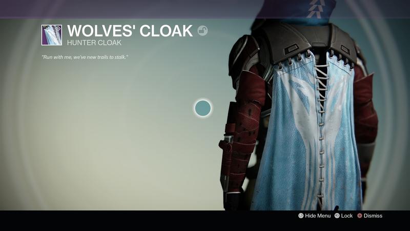 Wolves' Cloak | Destiny Wiki | FANDOM powered by Wikia Wolves' Cloak | Destiny Wiki | FANDOM powered by Wikia