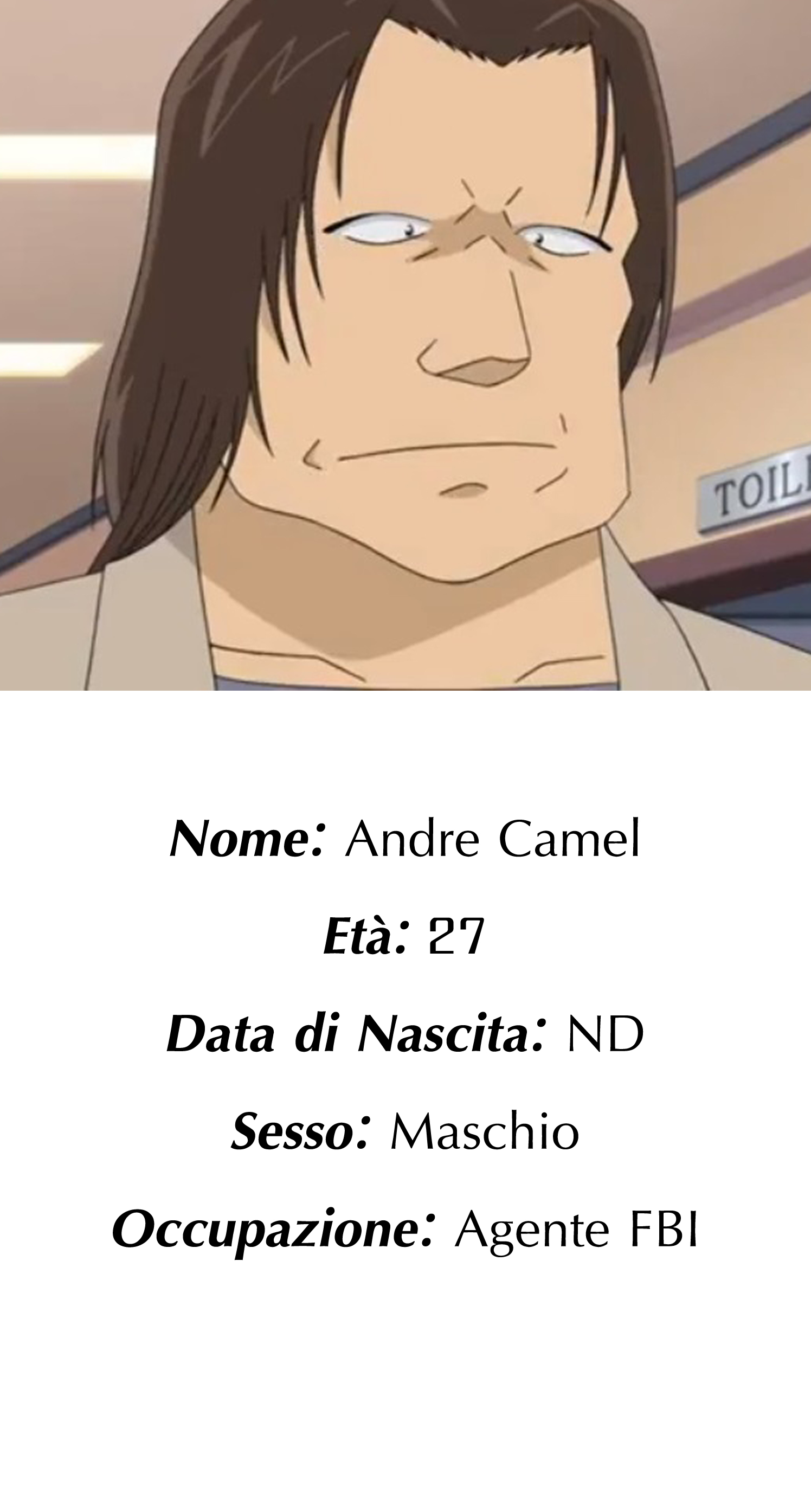 Andre Camel Detective Conan Wikia Fandom Powered By Wikia