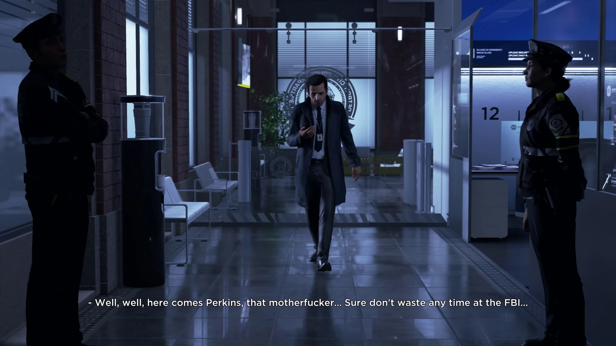 Image - Perkins at police station.jpg | Detroit: Become Human Wikia ...