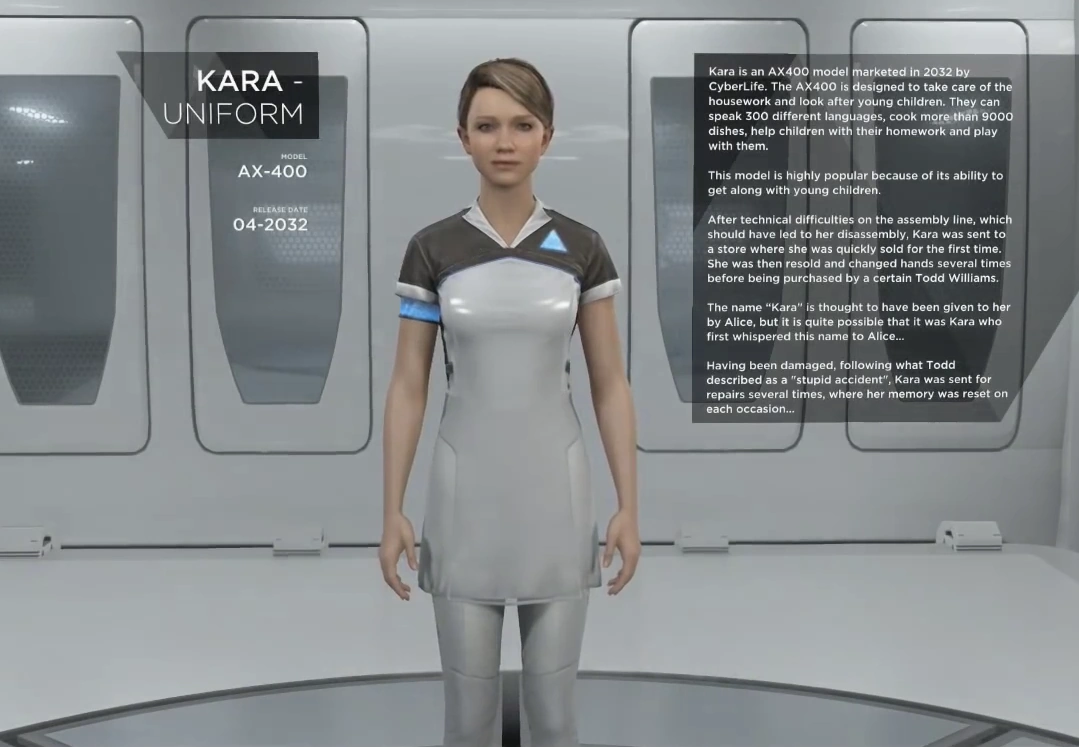 Image - Kara Uniform Gallery DBH.png | Detroit: Become Human Wikia ...