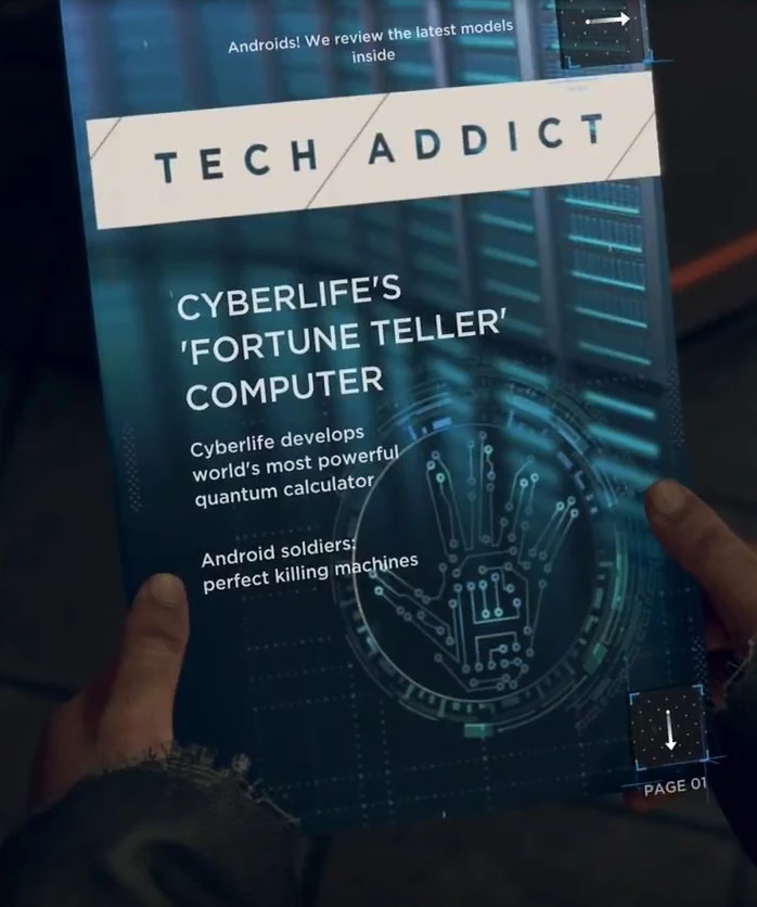 CyberLife's 'Fortune Teller' Computer | Detroit: Become Human Wikia ...