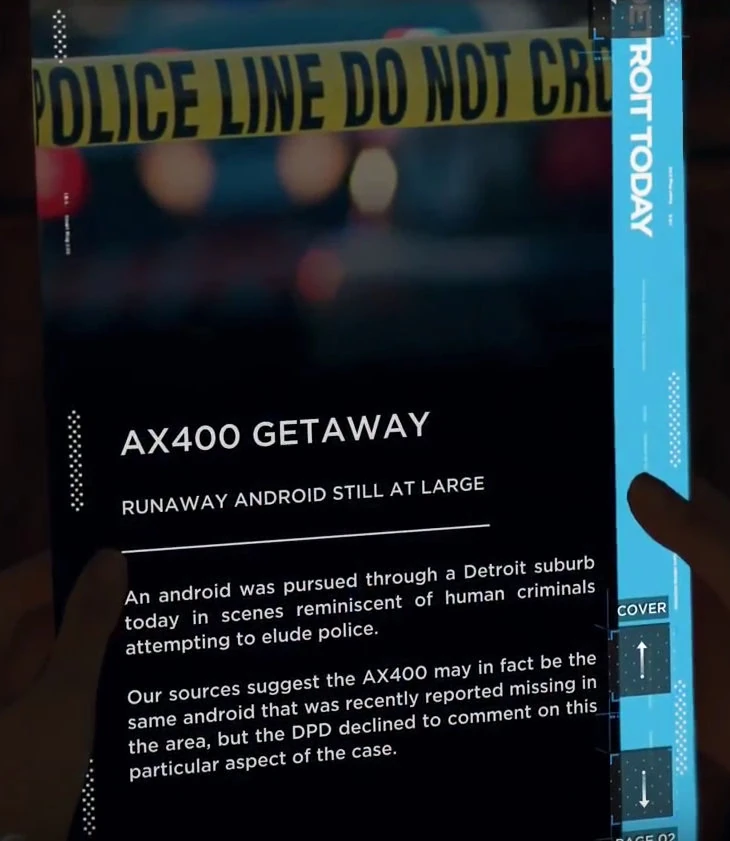 AX400 Getaway | Detroit: Become Human Wikia | FANDOM powered by Wikia