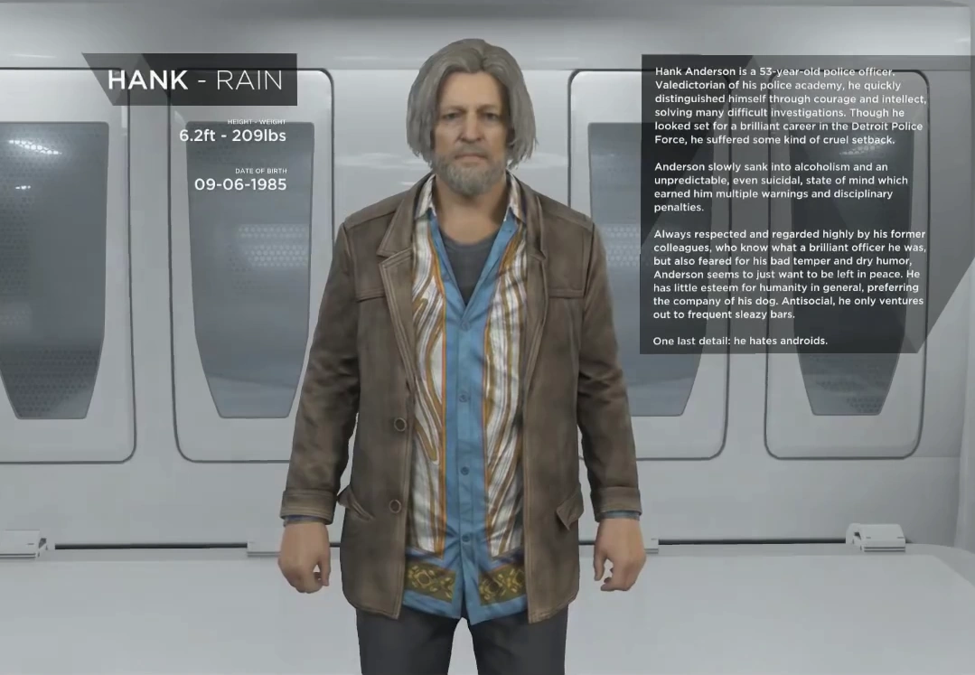 Image - Hank Rain Gallery DBH.png | Detroit: Become Human Wikia ...