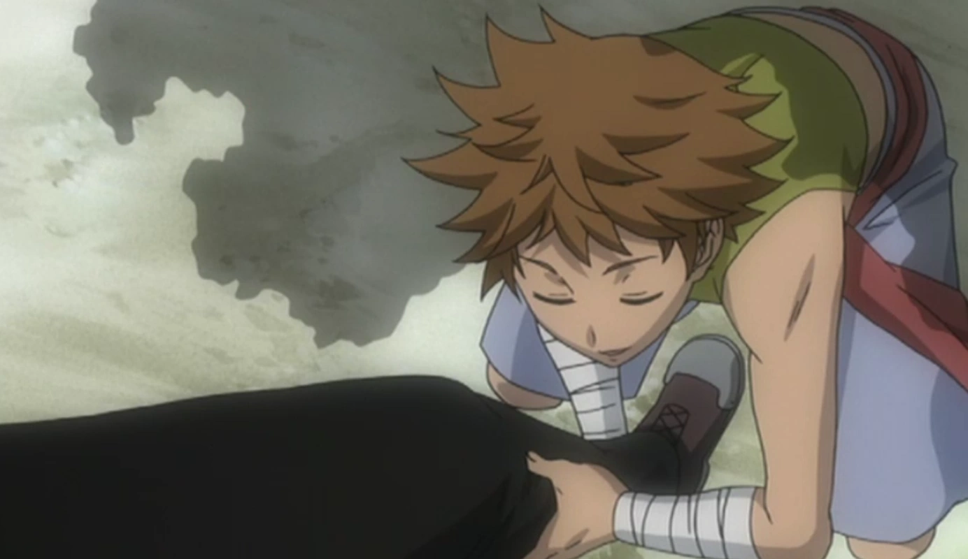 Image - Narain tends to Allen's sprained ankle.png | D.Gray-man ...