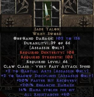 Jade Talon | Diablo Wiki | Fandom