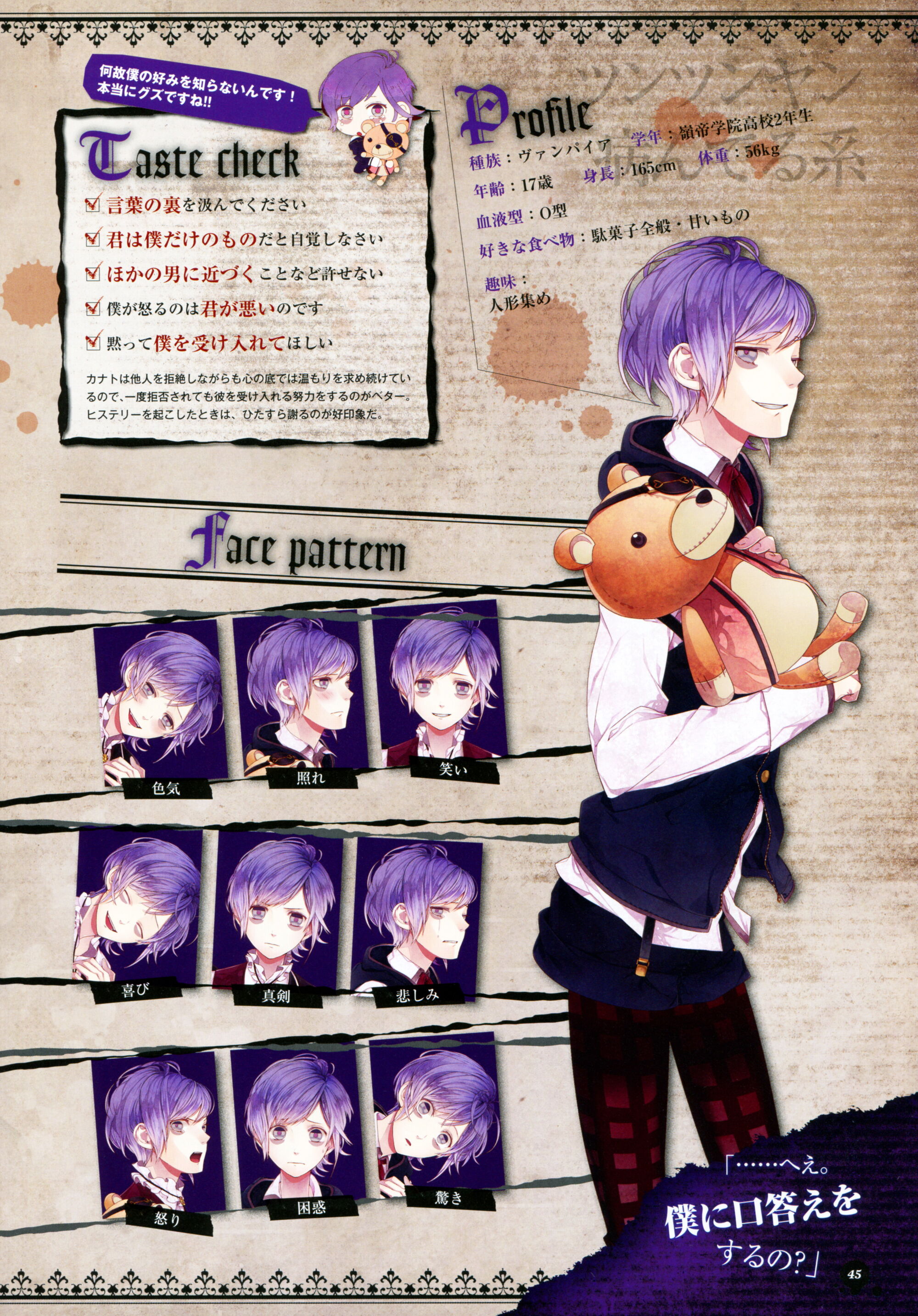 Sakamaki Kanato | Wikia Diabolik lovers | Fandom