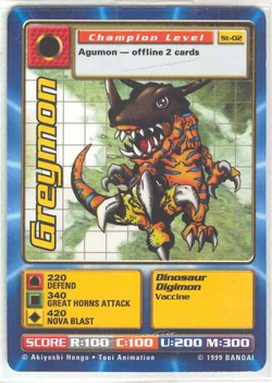 Card:Greymon | DigimonWiki | Fandom