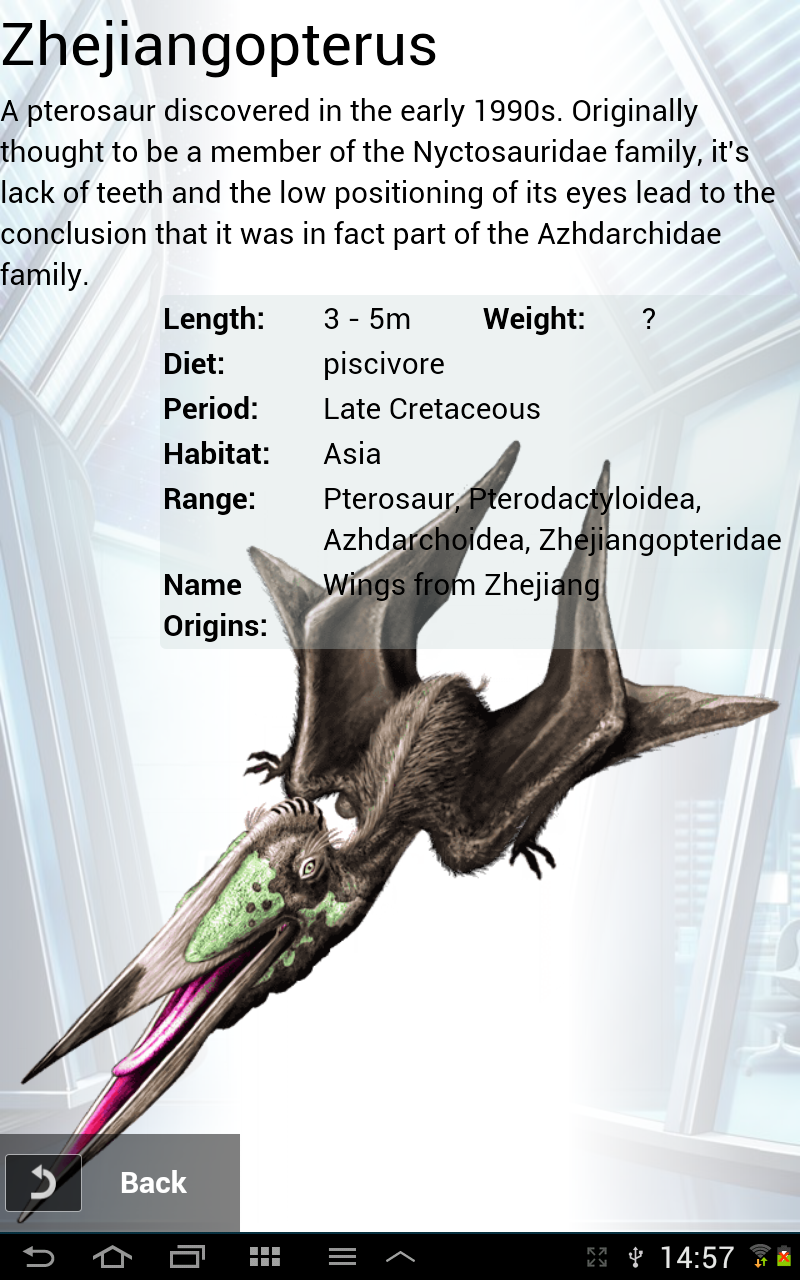 Zhejiangopterus Dino Dominion Wiki Fandom Powered By Wikia