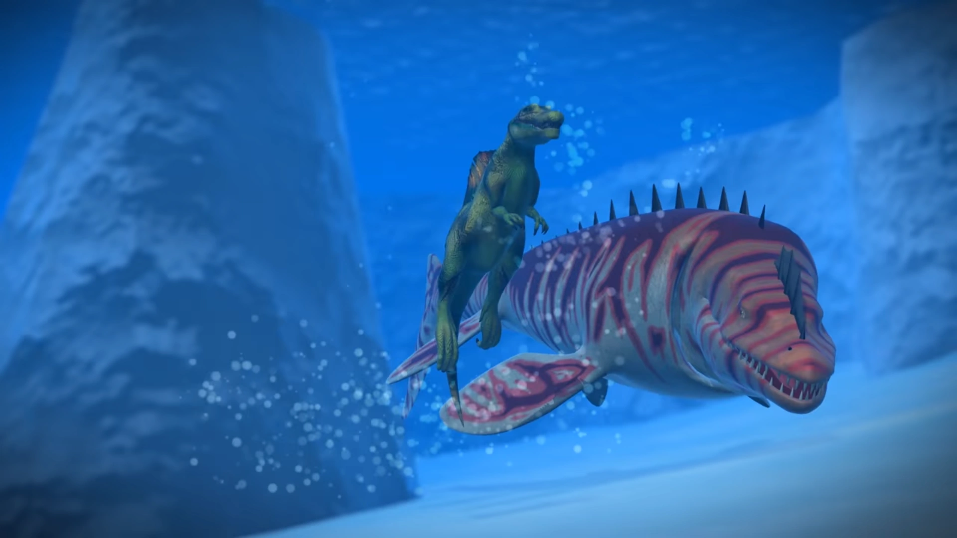 Mosasaurus vs Spinosaurus | Dinosaurs Battle World Championship Wiki ...