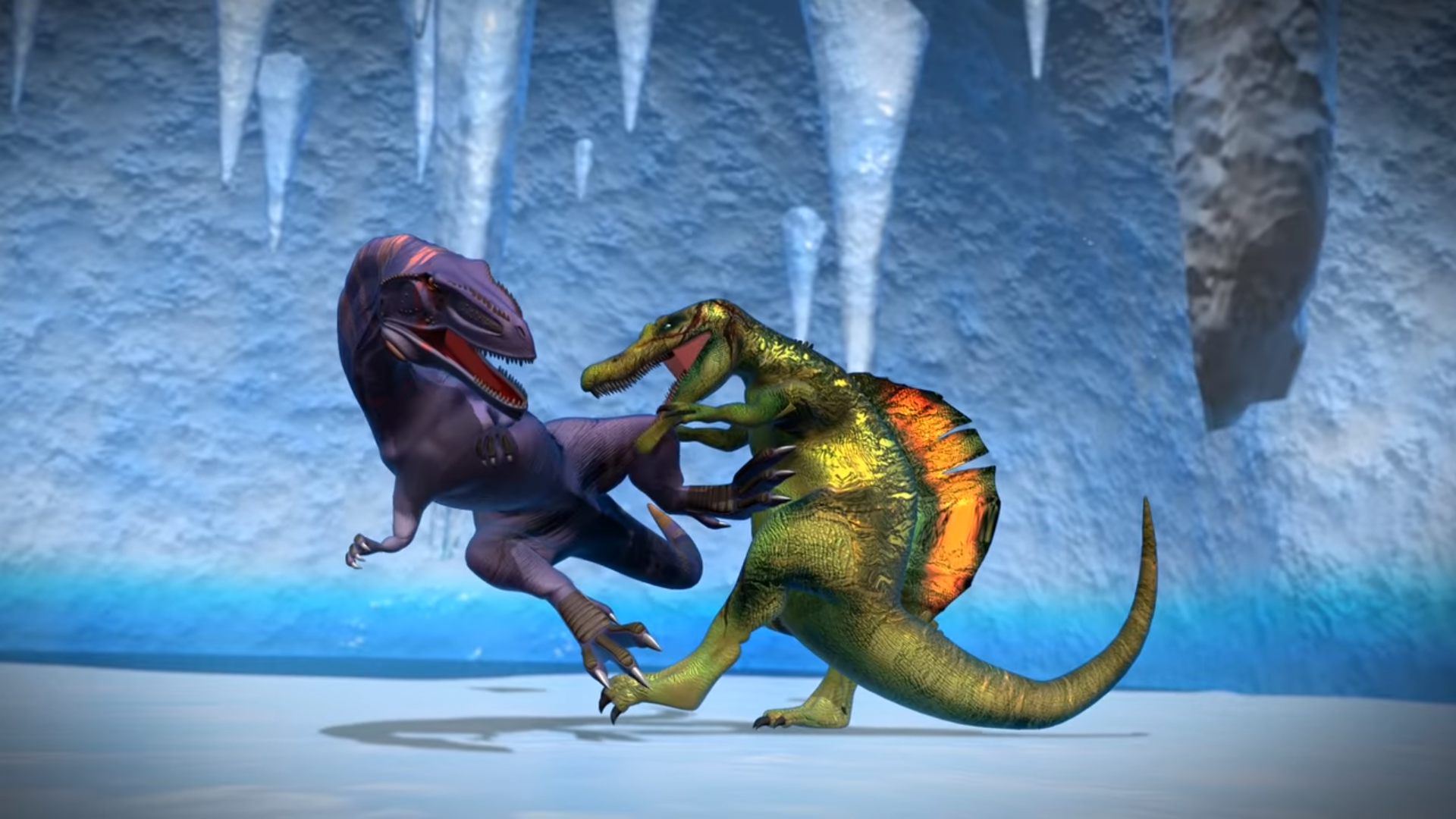 Giganotosaurus vs Spinosaurus | Dinosaurs Battle World Championship ...