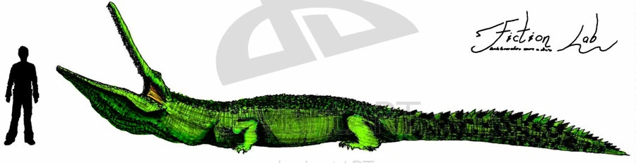 Image - Stomatosuchus inermis by Kawekaweau.jpg | Dinopedia | FANDOM ...