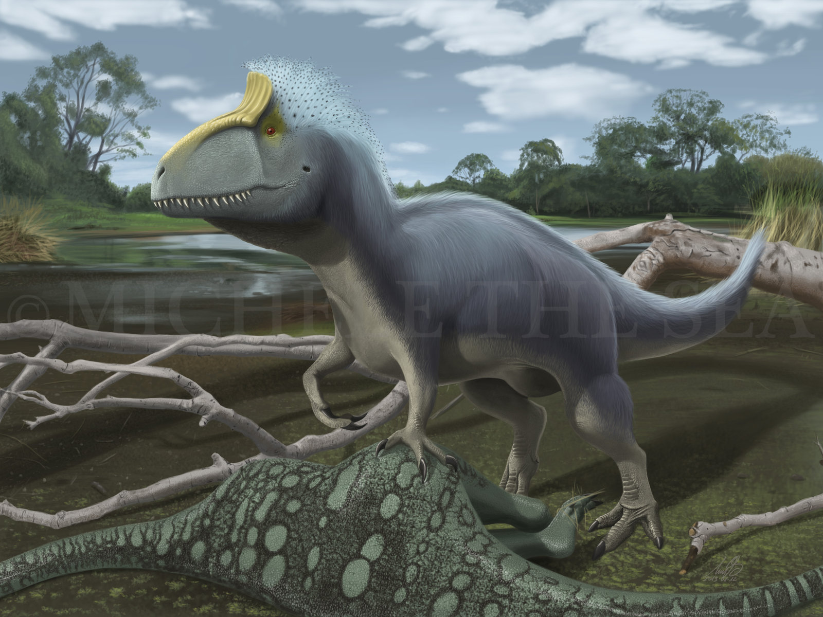 Cryolophosaurus Gallery Dinopedia Fandom Powered By Wikia