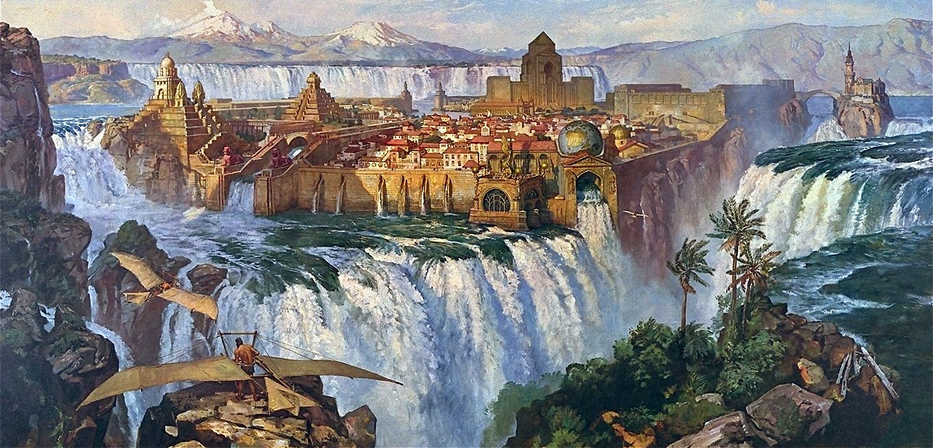 Image - Water-fall-city.png | Dinotopia Wiki | FANDOM powered by Wikia