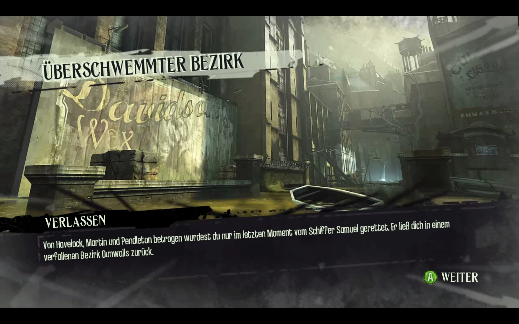 Der Überschwemmte Bezirk | Dishonored Wiki | Fandom