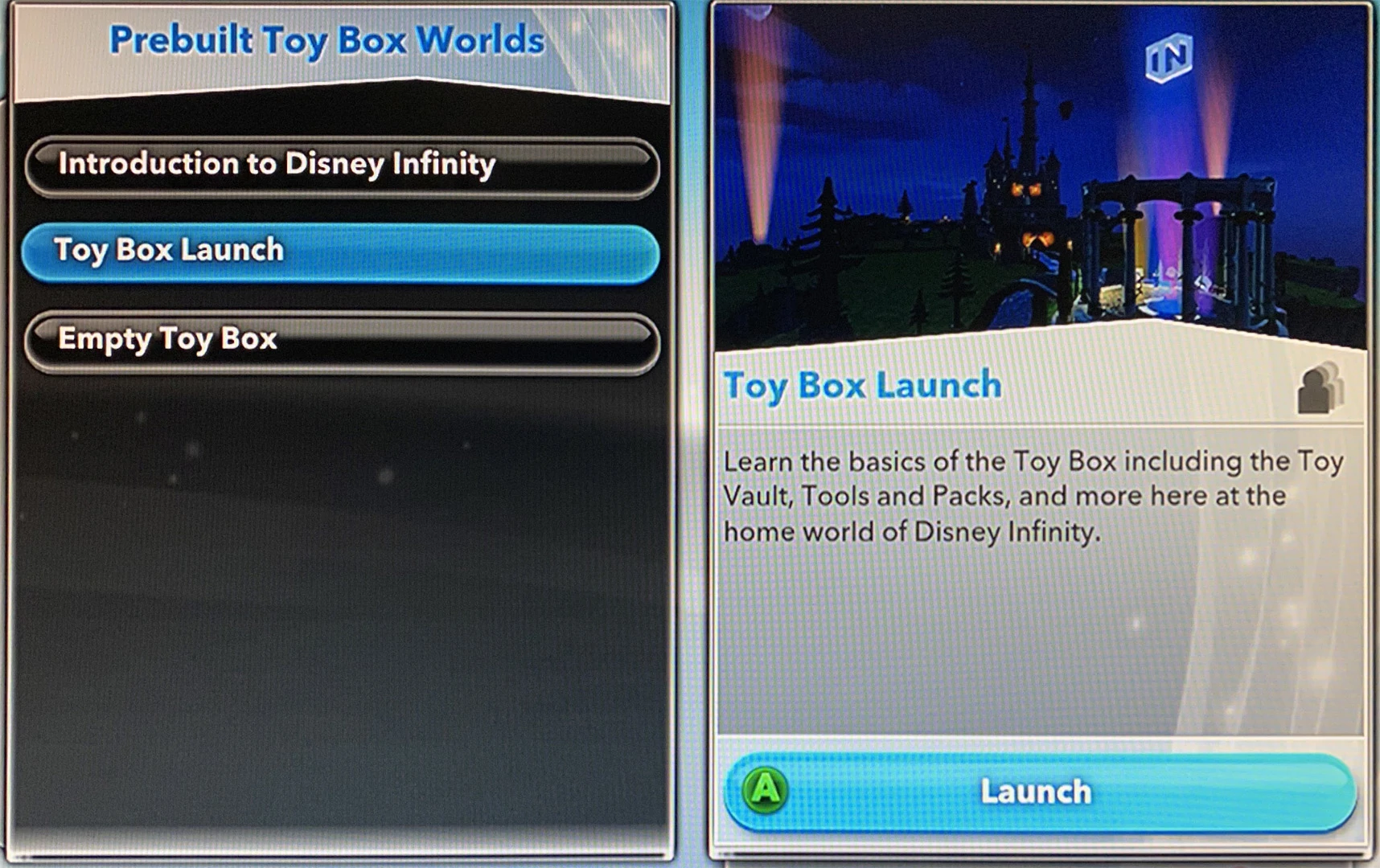 Toy Box Launch (1.0) | Disney Infinity Wiki | Fandom