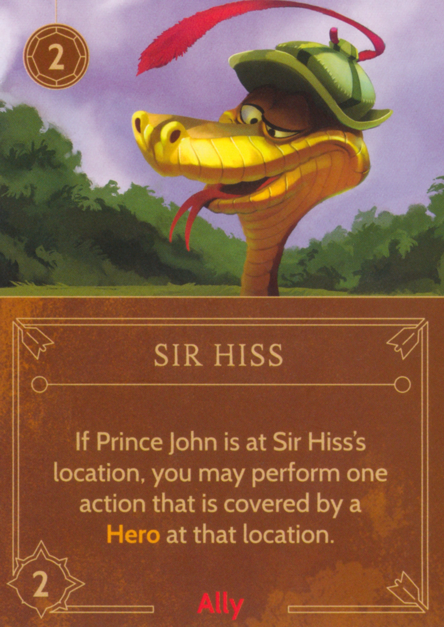 Sir Hiss | Disney Villainous Wiki | Fandom