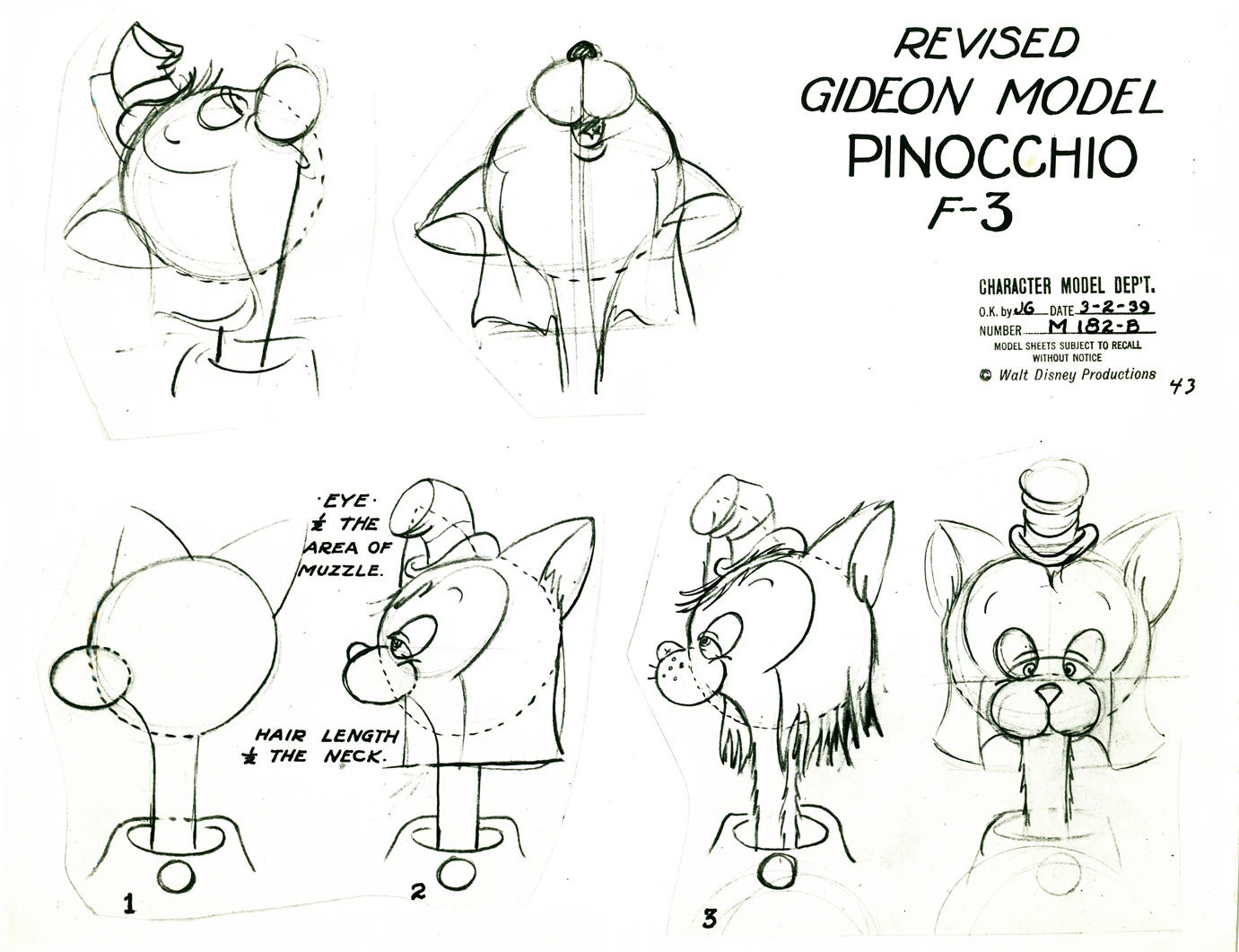Image - Gideon model sheet04.jpg | Disney Wiki | FANDOM powered by Wikia