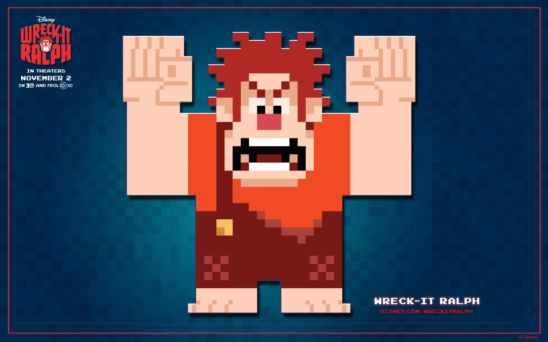 Image - Wreck-It Ralph 8-bit Wallpapper.jpg | Disney Wiki | FANDOM ...