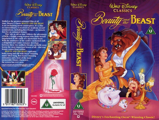 Image - Beauty and the Beast VHS UK 1993.jpg | Disney Wiki | FANDOM ...