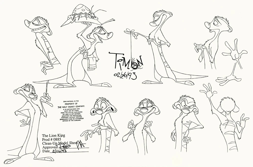 Image - TimonModelSheet2.jpg | Disney Wiki | FANDOM powered by Wikia