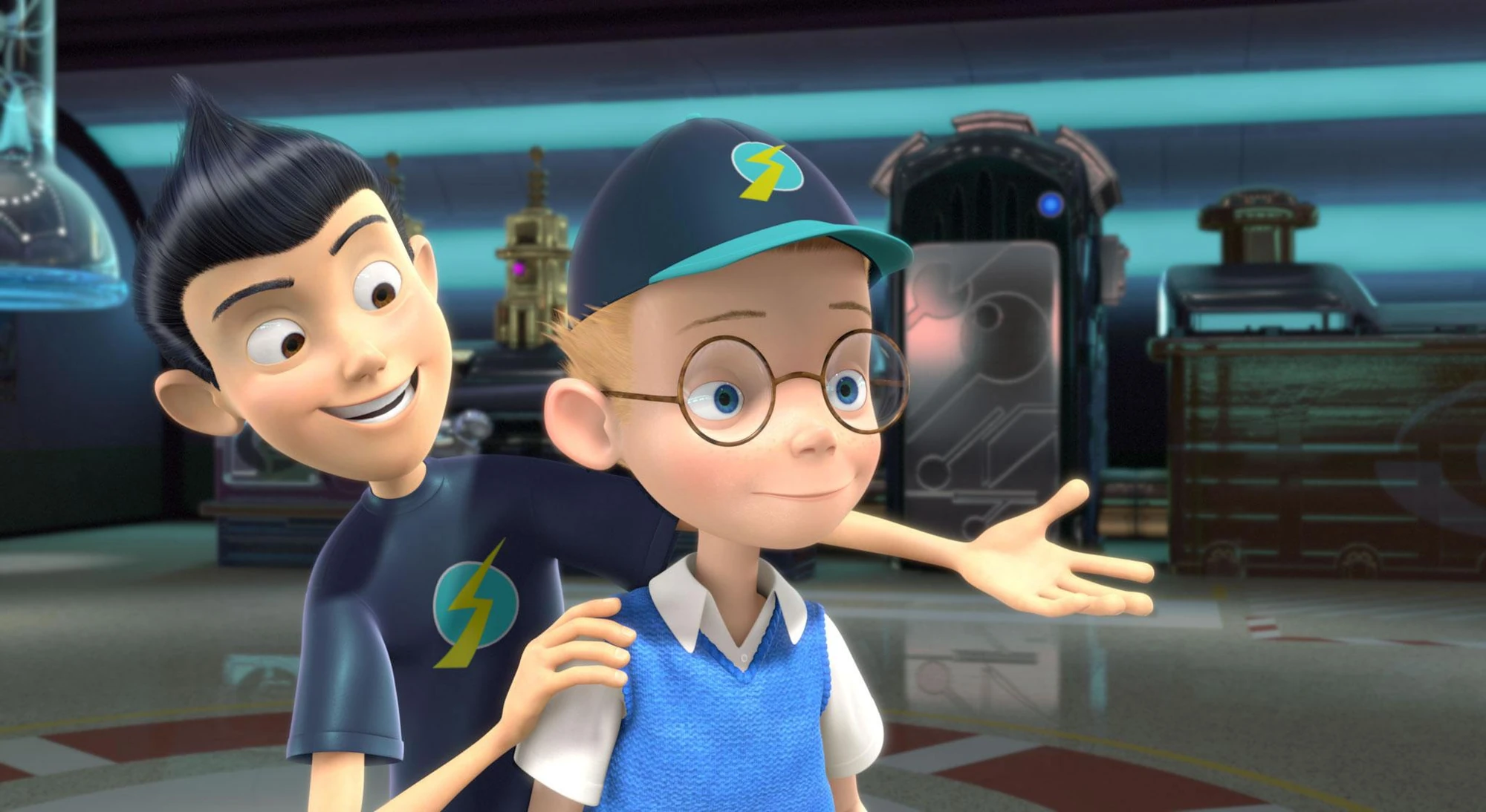 Image - Lewis-and-Wilbur-Robinson-in-MEET-THE-ROBINSONS-26.jpg | Disney ...