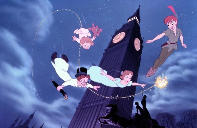 Image - Peter Pan flying round big Ben.jpg | Disney Wiki | FANDOM ...