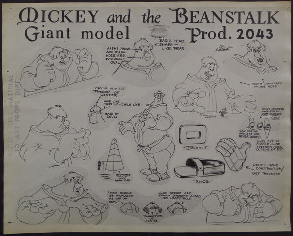 Image Willie The Giant Modelsheet Disney Wiki Fandom Powered