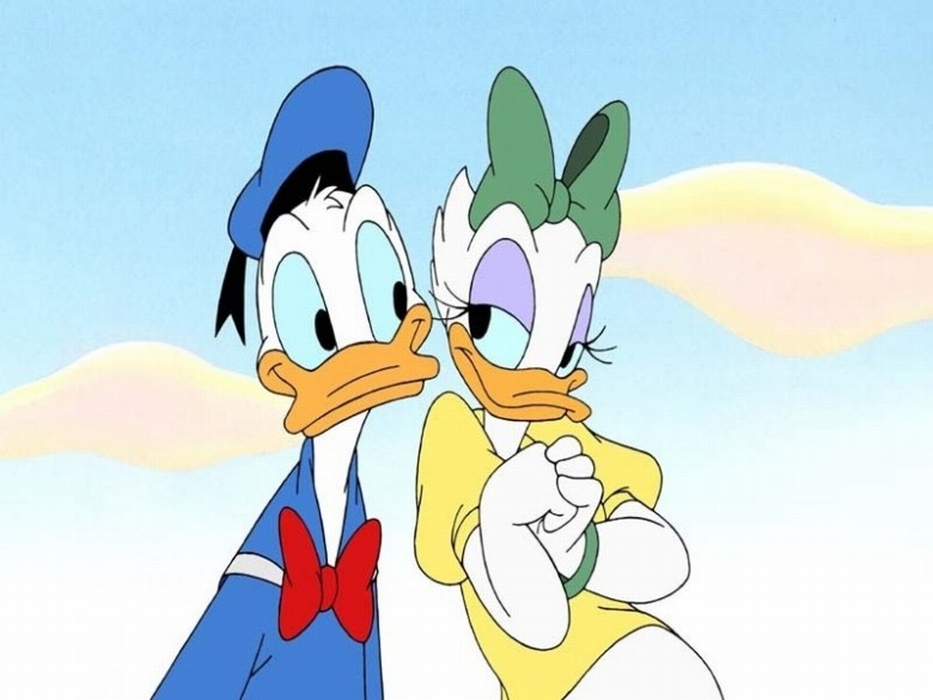Bild - Donald-Duck-and-Daisy-Wallpaper-donald-duck-6615837-1024-768.jpg ...