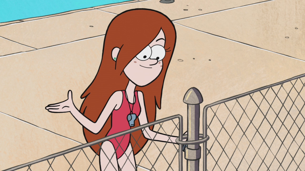 Image S1e15 Wendy At Pool Jailpng Disney Wiki Fandom Powered By Wikia