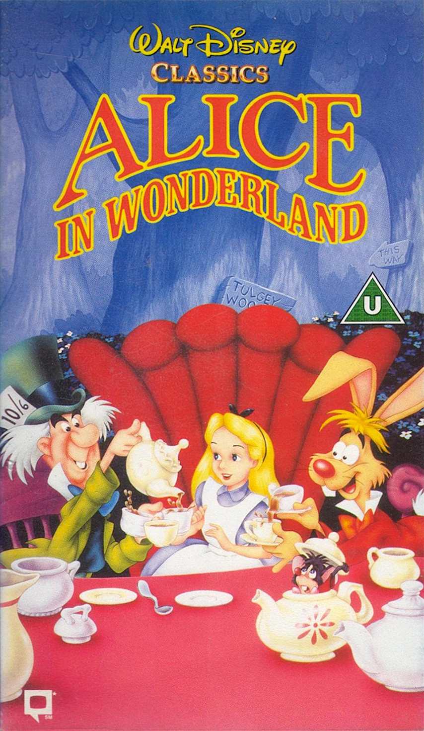 Image - Alice in Wonderland UK VHS.jpg | Disney Wiki | FANDOM powered by Wikia