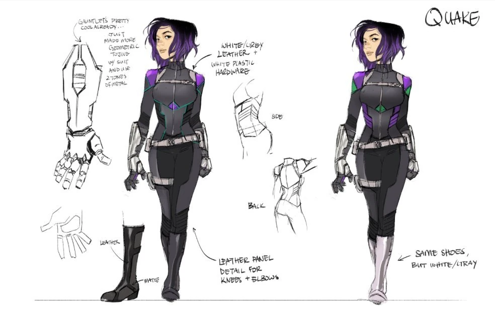 Image - Marvel Rising - Quake concept 1.jpg | Disney Wiki | FANDOM ...