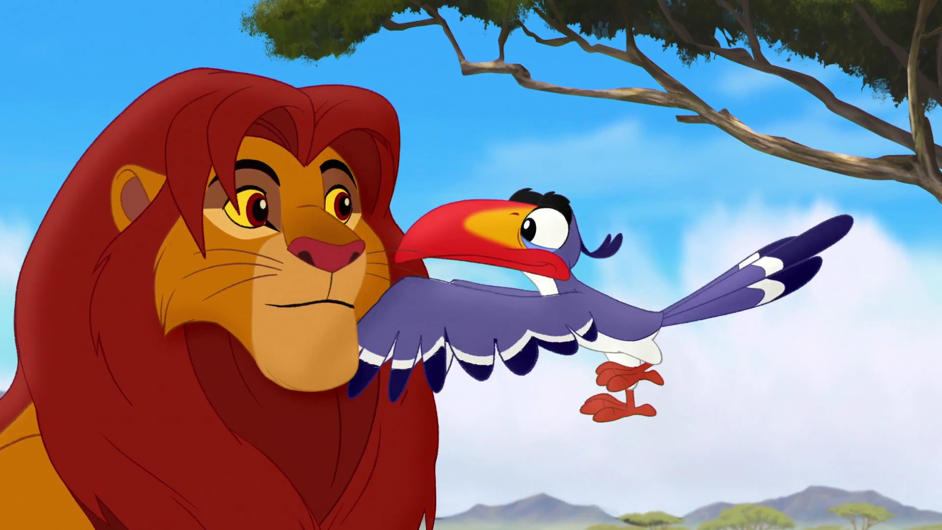 Image - Zazu nudges Simba,png.png | Disney Wiki | FANDOM powered by Wikia