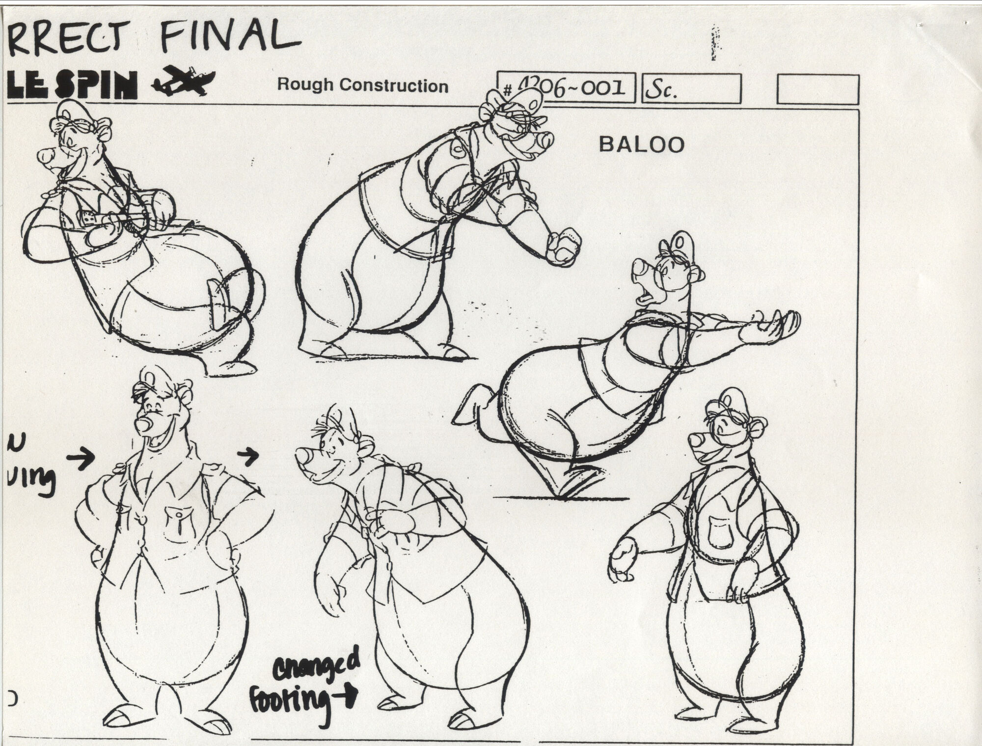 Image Talespin Concept Baloo 2 Disney Wiki Fandom Powered