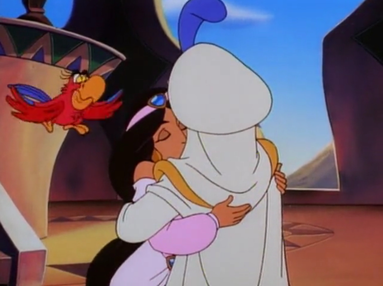 Image Aladdin And Jasmine Kiss Bad Mood Rising Disney Wiki